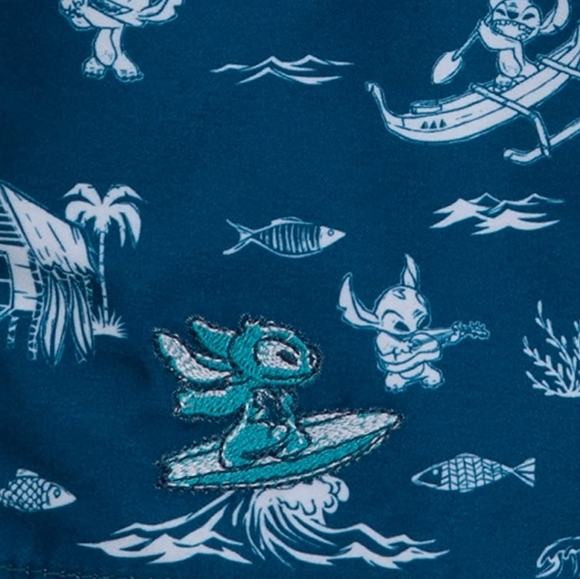 Disney | Swim | Disney Lilo And Stitch Blue Boys Swim Trunks 56 | Poshmark